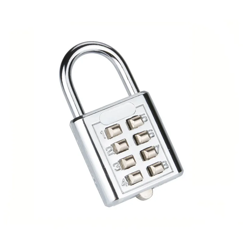 8 Digits Password Code Security Portable Combination Padlock Zinc Alloy ...