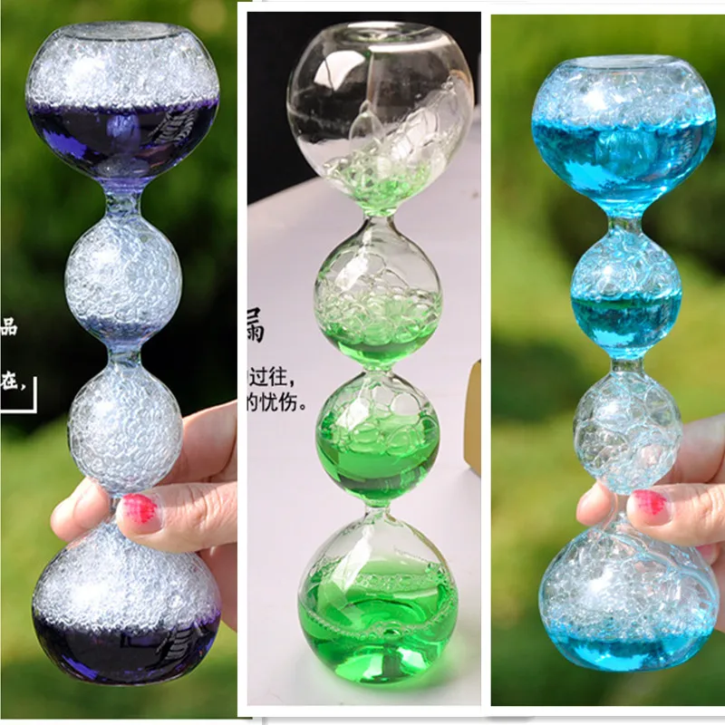 Magic Glass Bubble Hourglass Timer Clock time Hourglass Room Decoration ...