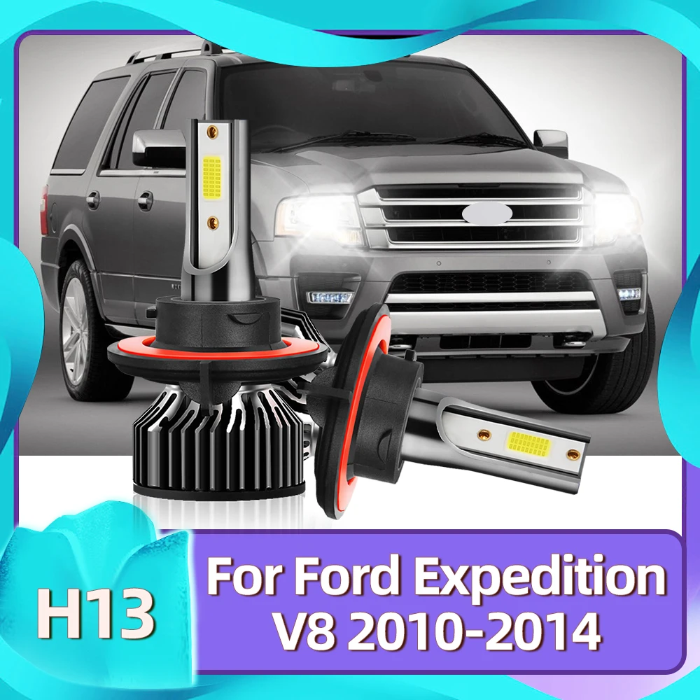 Roadsun-Auto-Headlights-Car-Bulbs-LED-For-Ford-Expedition-V8-2010-2011 ...