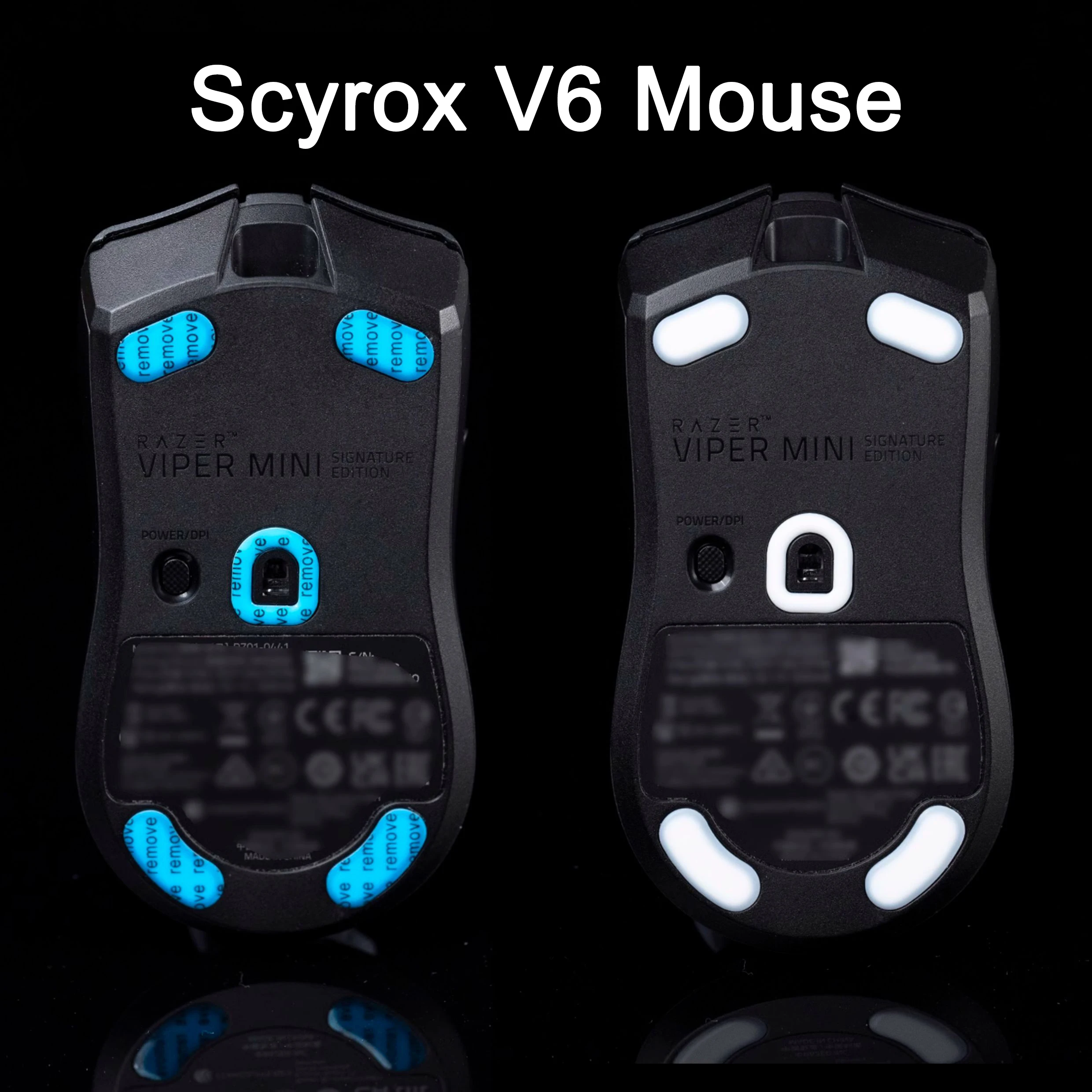 BTL Mouse Feet Skates For Scyrox V6 Mouse Wireless mouse PTFE ...