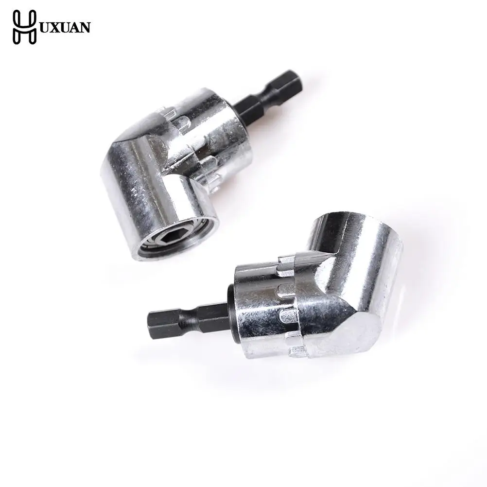 105 Degrees 1/4" Electric Hex Drill Bit Adjustable Hex Bit Angle Driver ...