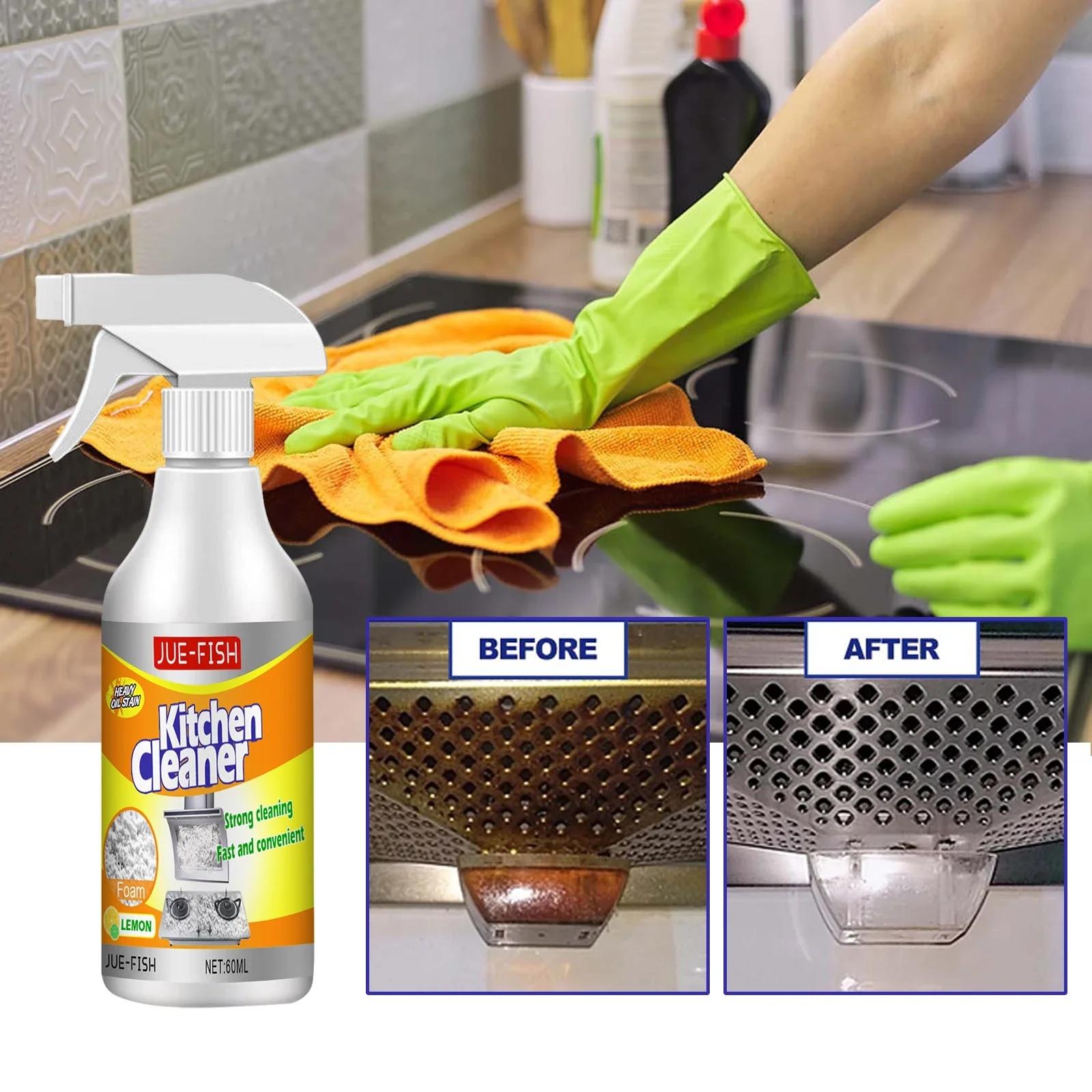 Kitchen-Grease-Foam-Cleaner-Powerful-Heavy-Oil-Stain-Remover-Grills ...