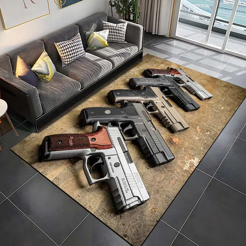 15-Sizes-Gun-Pistol-Pattern-Rug-Carpets-for-Bedroom-Living-Room-Sofa ...