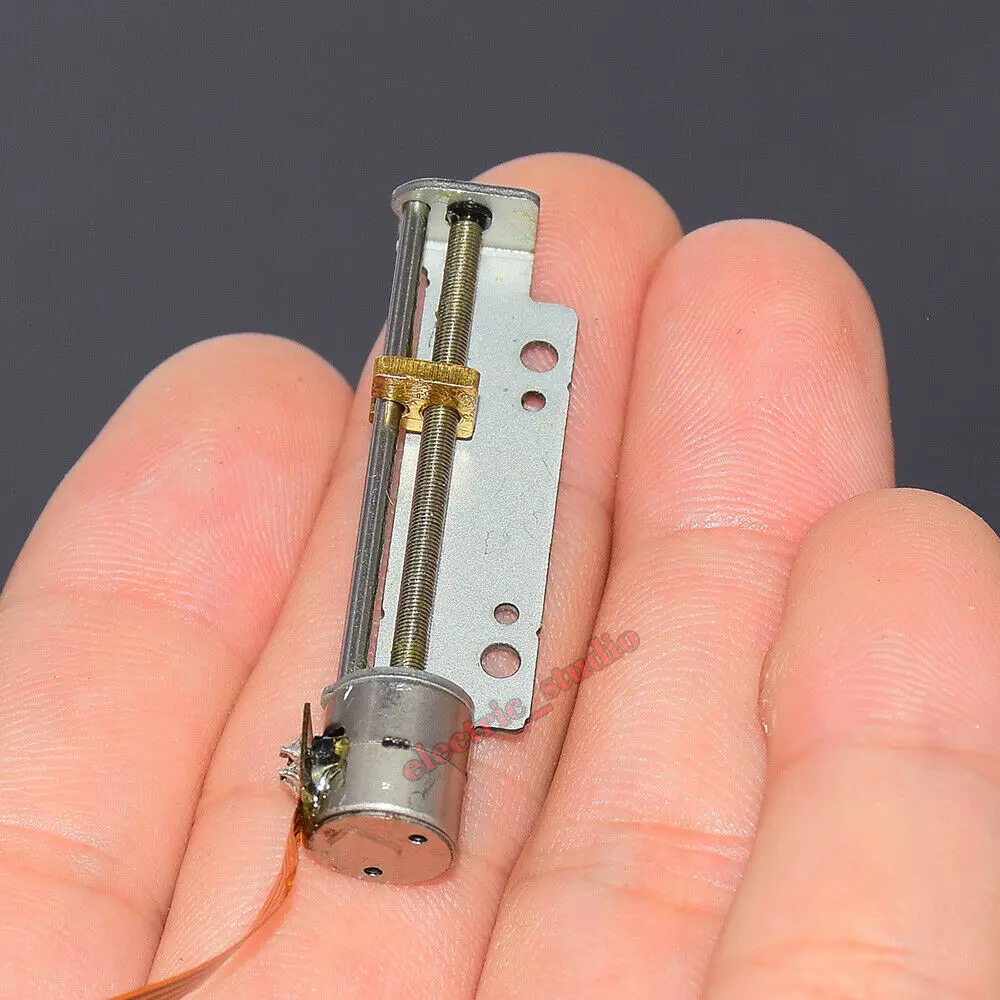DC-5V-12V-Mini-8mm-2-phase-4-wire-Stepping-Motor-Micro-Precious-Stepper ...