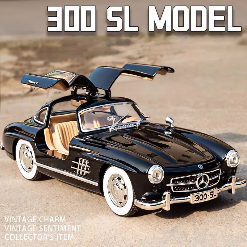 1-24-Scale-Car-Model-Mercedes-Benz-300SL-Alloy-car-Model-Classic ...