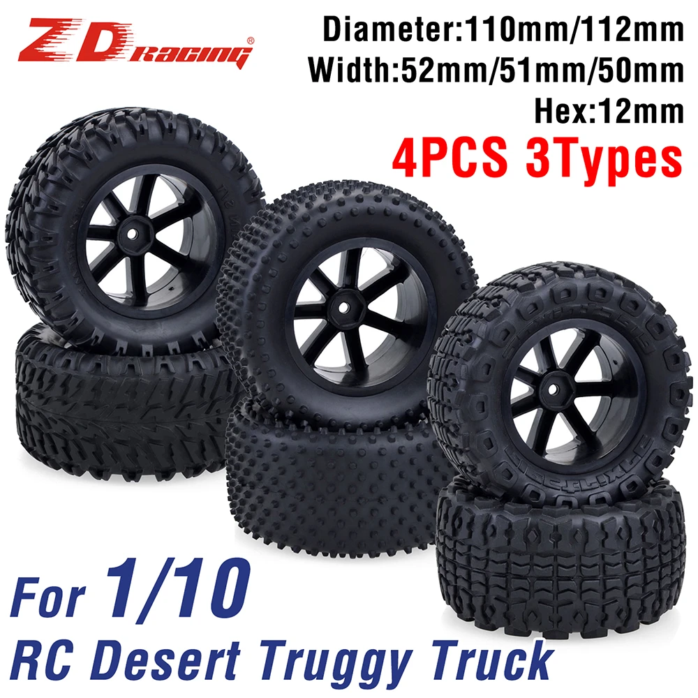12mm Hex 1/10 Rc Wheels | Rc Car Wheels 12mm Hex | Zd Racing Wheels 1/ ...