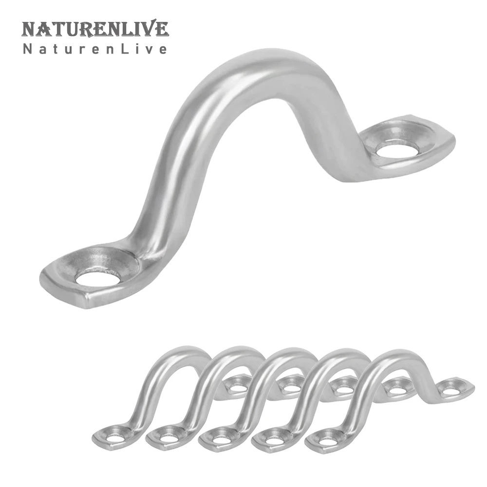M4-M10 316 Stainless Steel Pad Eye Plate, Boat Top Pad Eye Deck Loop ...