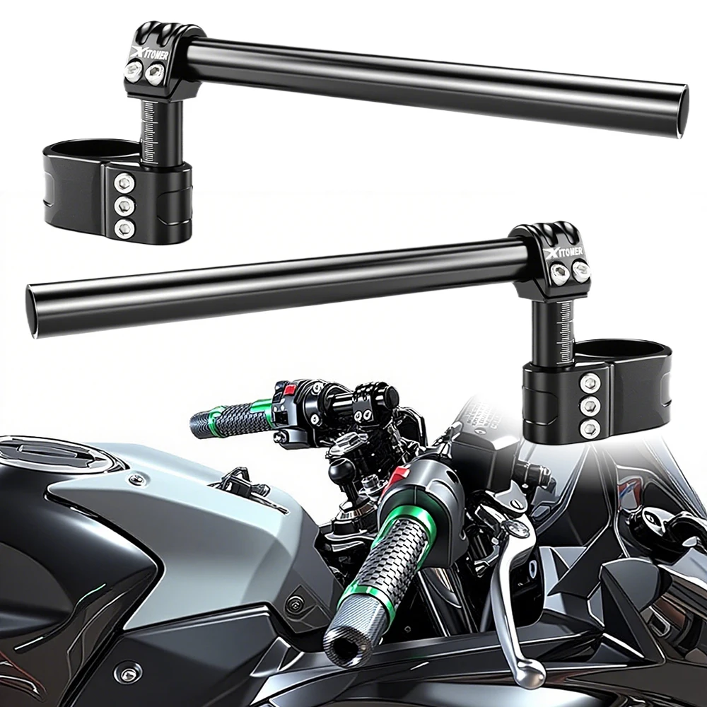 For Yamaha FZ8 FZ1 FZR 1000 MT-01 MT-10 XSR 900 R6 R1 YZF 750 R Clip-On ...
