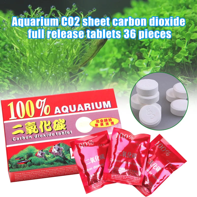 Aquarium-Co2-Tablet-Carbon-Dioxide-Supplements-Fish-Tank-Diffuser-Water ...