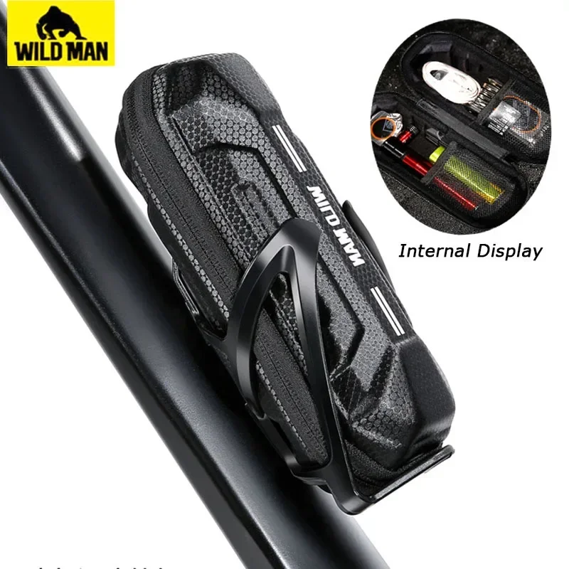 WILD-MAN-Hard-Shell-Bicycle-Bag-Rainproof-Bike-Repair-Tools-Bag-Road ...