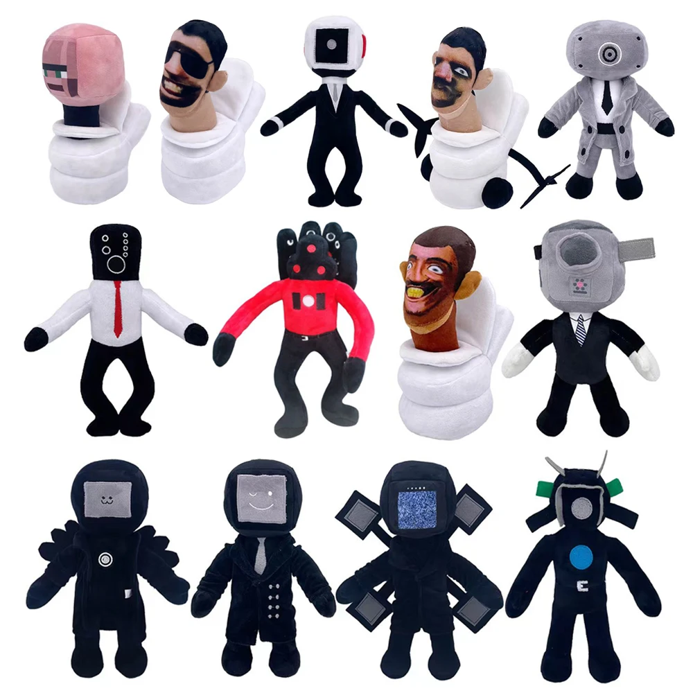 New-Skibidi-Toilet-Plush-28cm-Anime-Plush-Toy-Plush-Toy-Stuffed-Animals ...