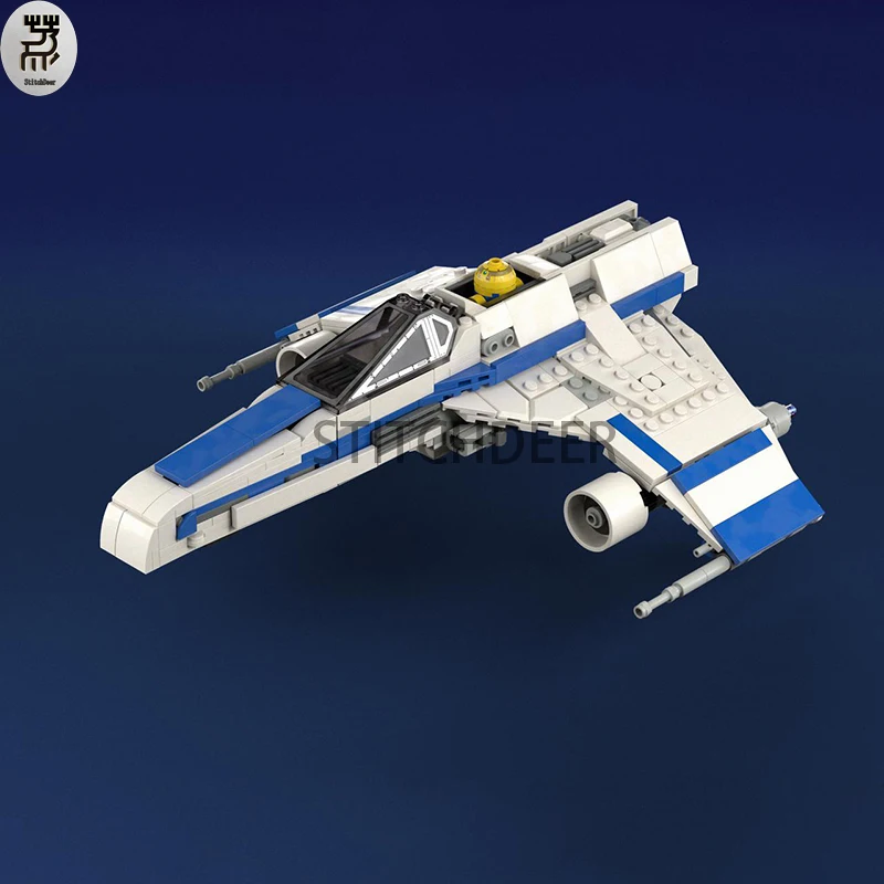 544pcs-moc-neue-Republik-E-Wing-K-mpfer-Set-Bausteine-Raumschiff ...