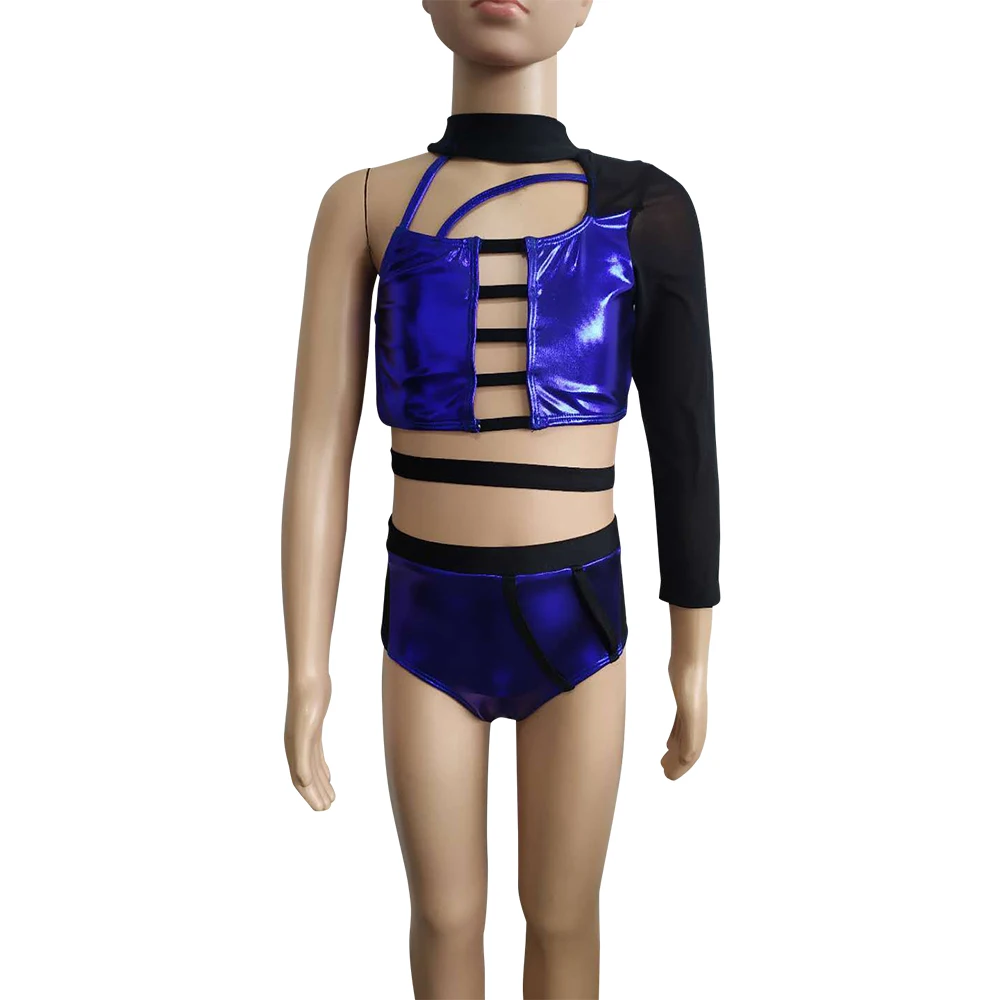 Kids Girls Retail WholesaleNylon/Lycra Mesh Modern Dance performance ...