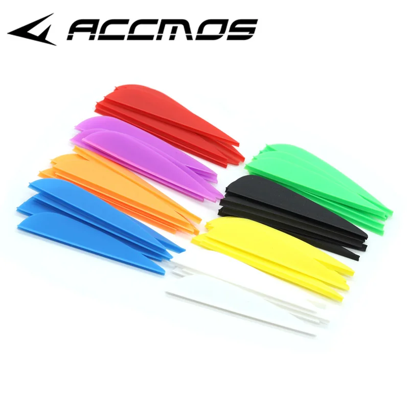 50pcs-Lot-Rubber-3-Inches-TPU-Feathers-Fletching-Vanes-For-Arrow ...
