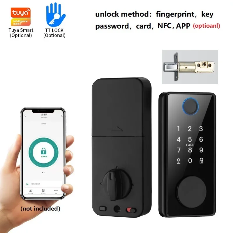 Tuya-Smart-Door-Lock-TTlock-Smart-Deadbolt-Locks-App-Biometric-Fingerprint-Password-Card-NFC ...