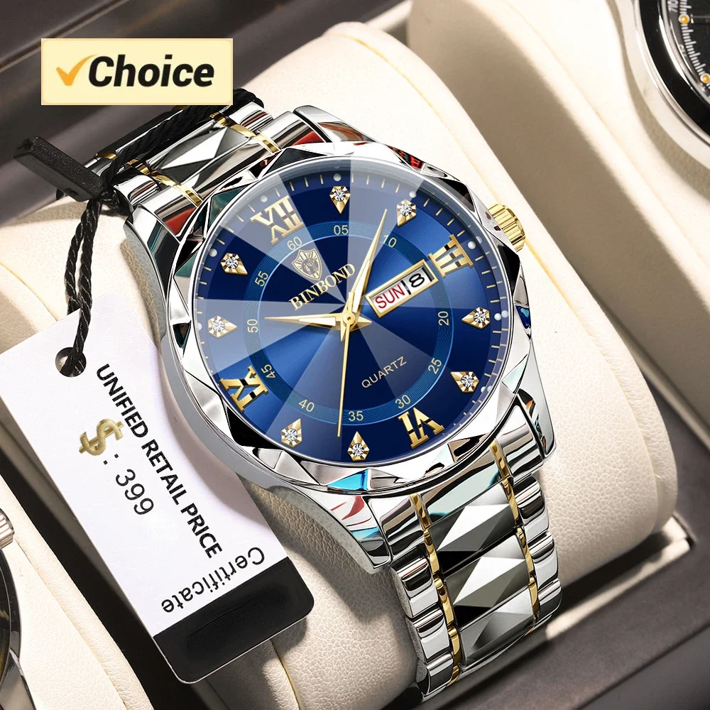 AONEZ-Luxury-Man-Wristwatch-Waterproof-Luminous-Chronograph-Watch-for ...