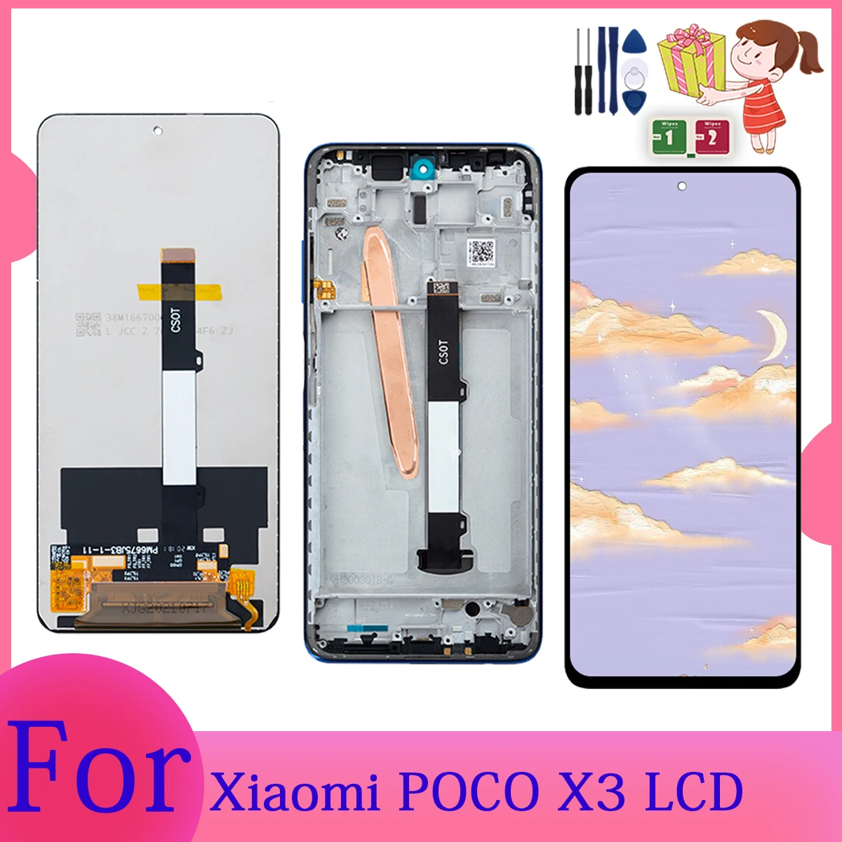 For-Xiaomi-POCO-X3-LCD-Display-Touch-Screen-Digitizer-Assembly-For-POCO ...