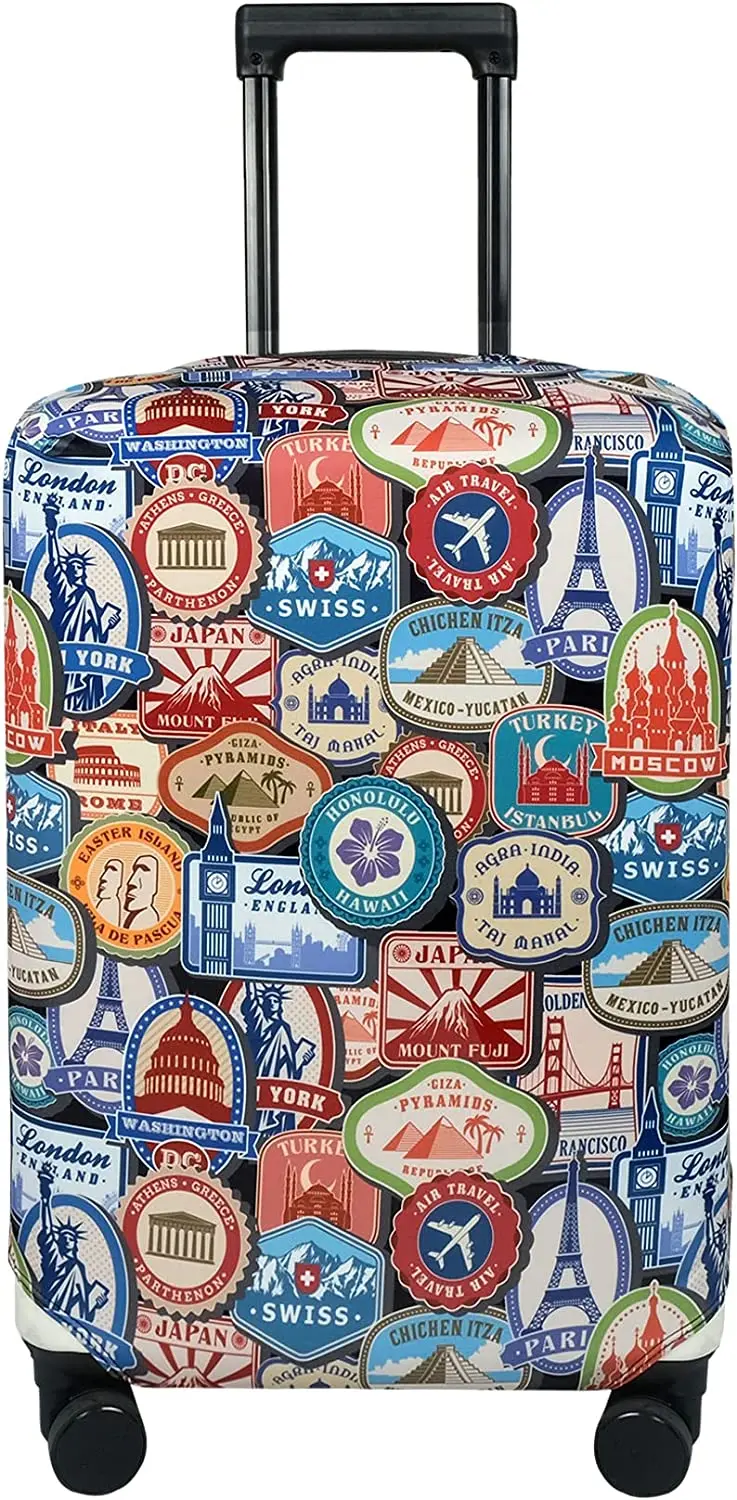 Landmark-Sticker-Travel-Luggage-Cover-Suitcase-Protector-Fits-18-32 ...