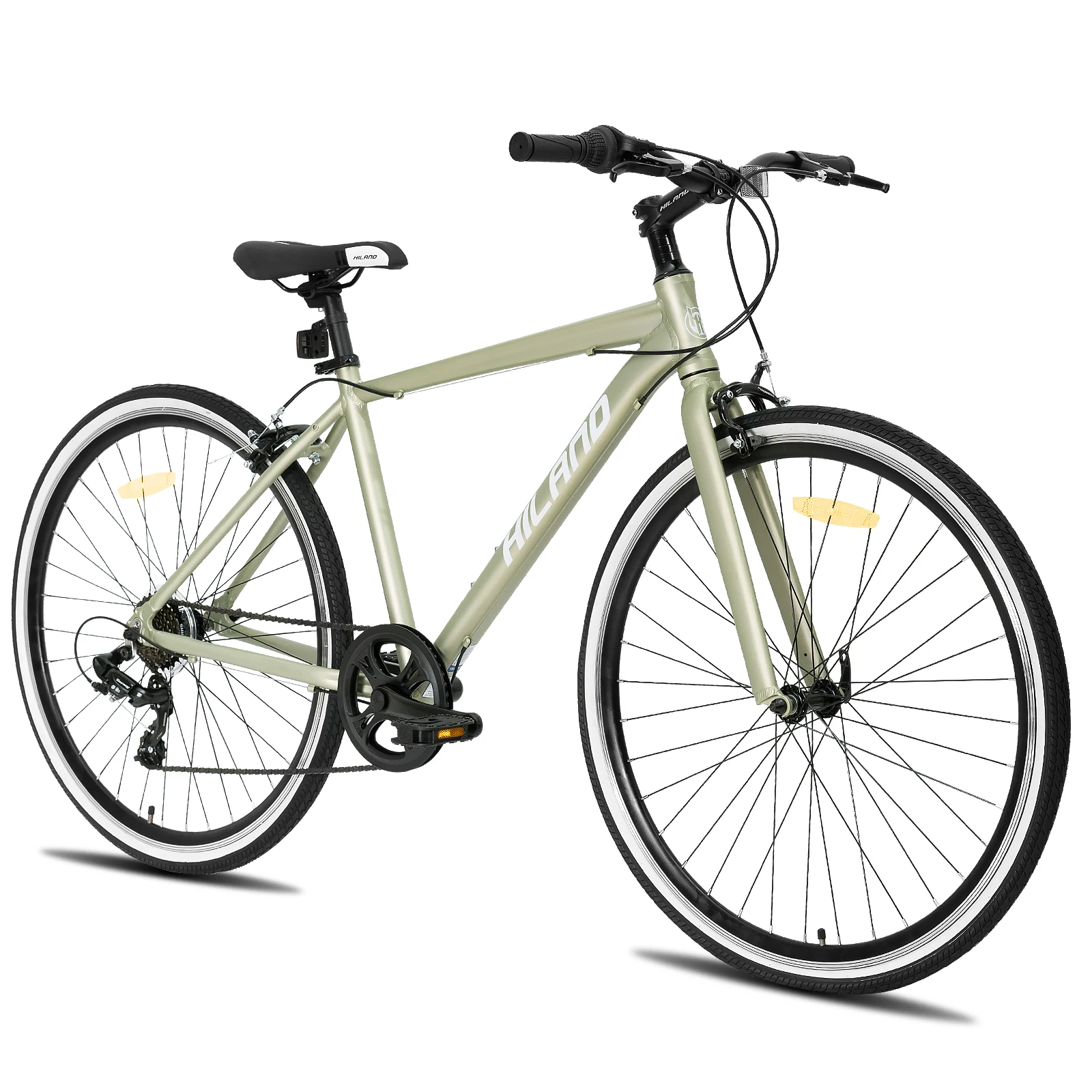 Hiland men's and women's hybrid bikes, Aluminum frame, 700C wheels ...