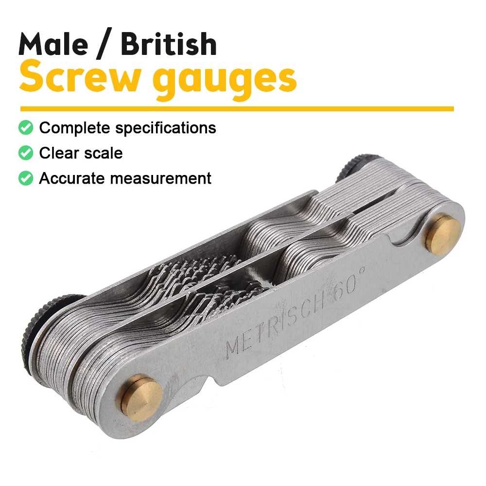 1-Set-Thread-Gauge-Thread-Sample-Gauge-Inch-60-Thread-Distance ...