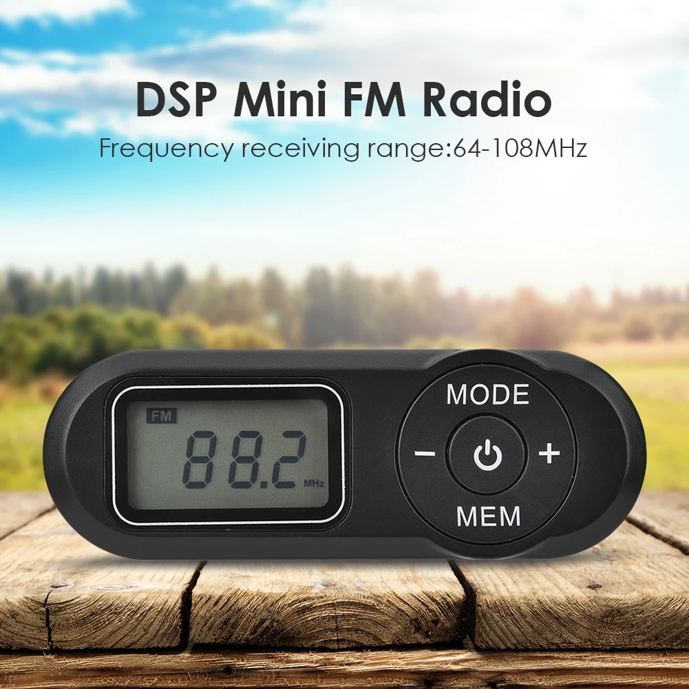 Mini-Radio-port-til-pantalla-Digital-LCD-Retro-recargable-receptor-de ...