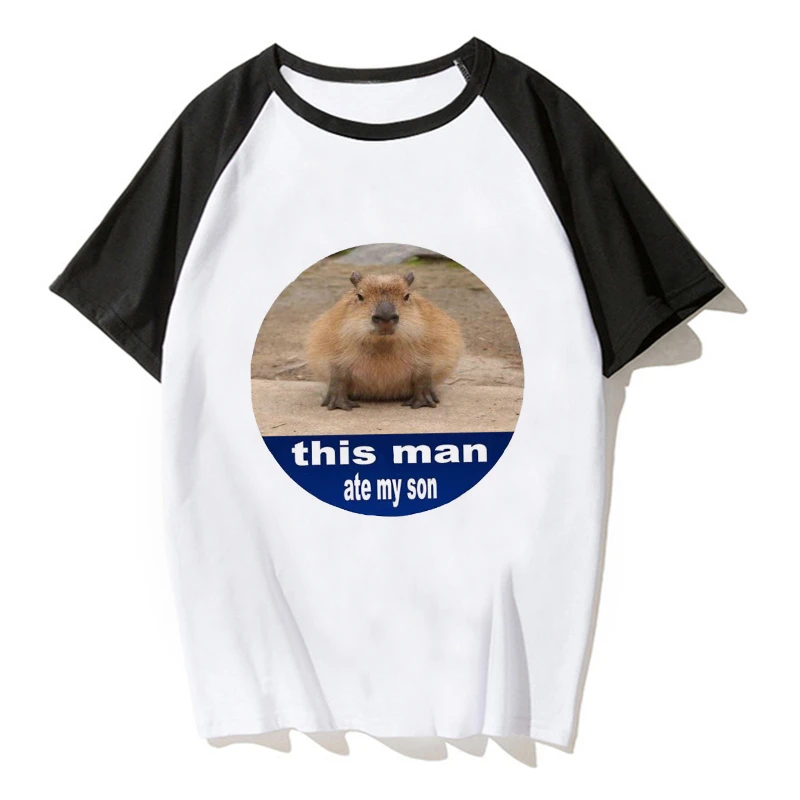 Capybara Love T Shirt Kids Kawaii Children T-shirt Cartoons Clothes Kid ...