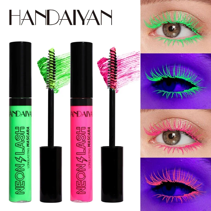 Luminous Mascara Fluorescent Colorful Mascara Holiday Eyes Makeup ...