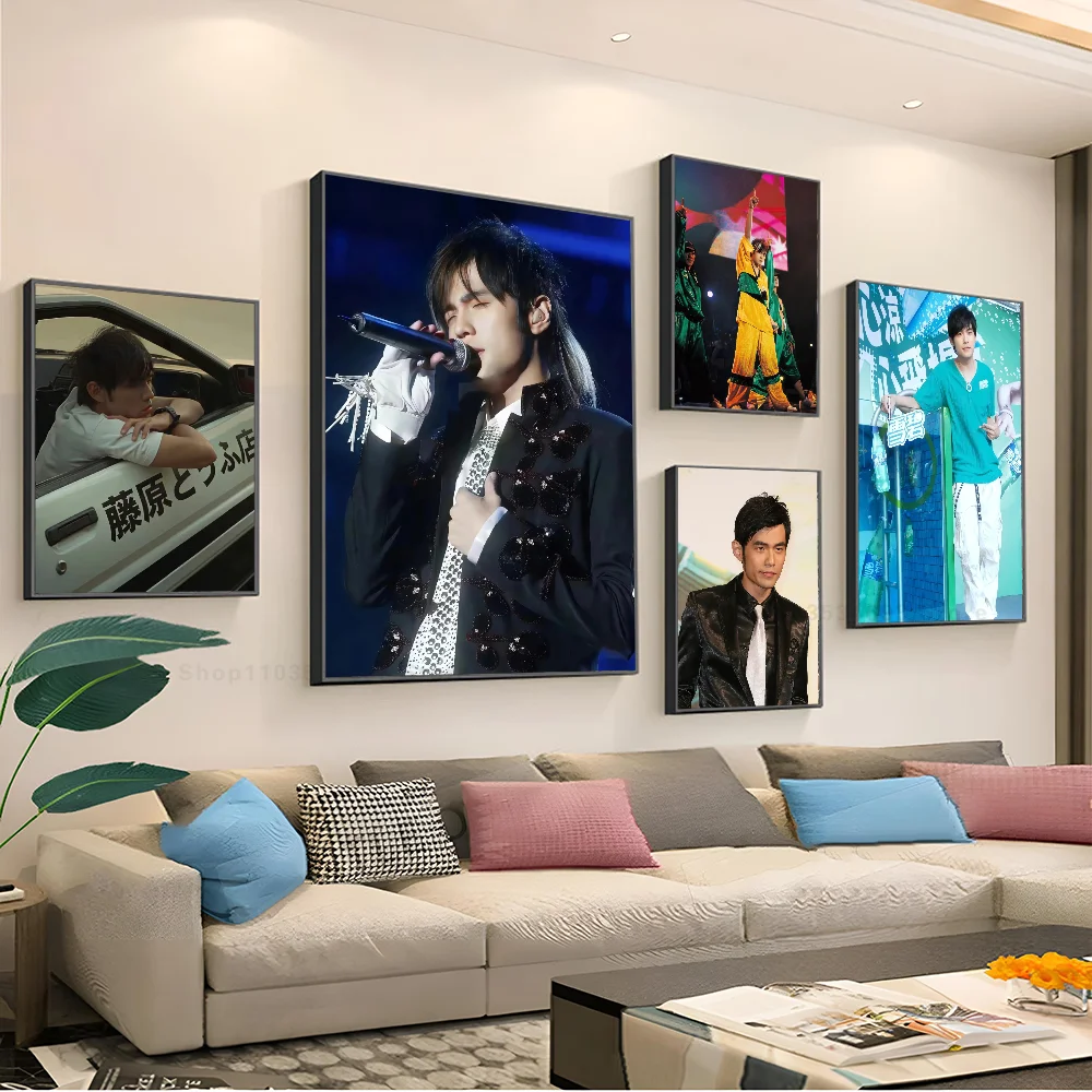 1pc Jay Chou Poster Stickers Art Wall Murals Decor Game Room Decor ...
