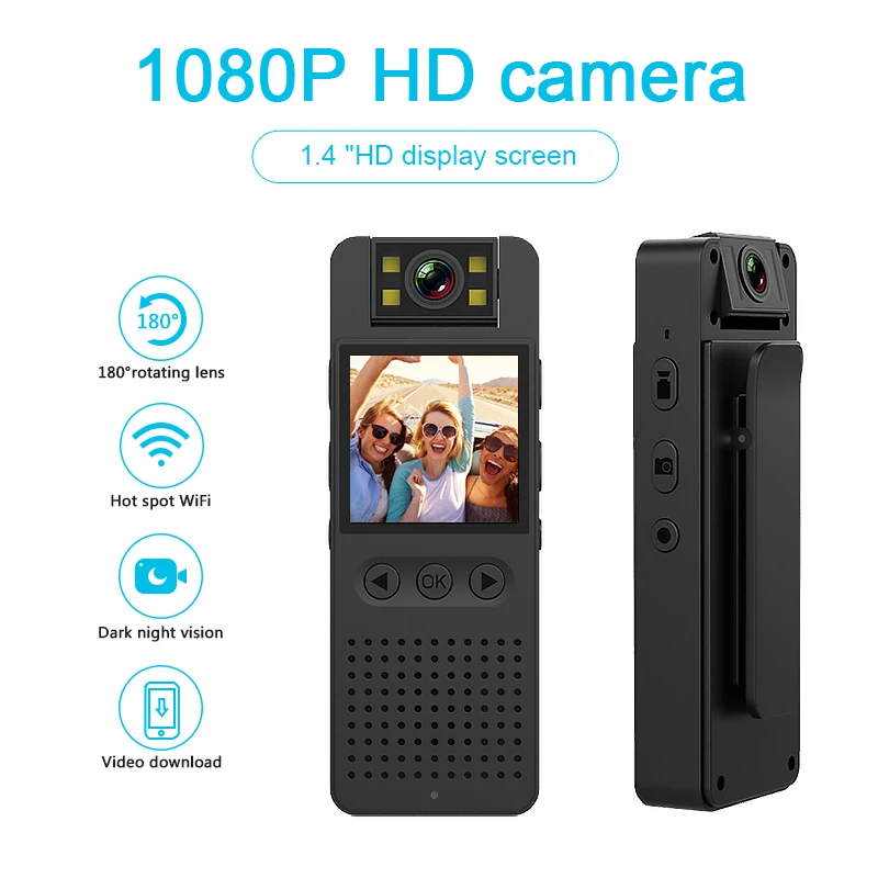 CS06 1080P HD Mini Camera with LED Screen Small Camcorder Motion Detect ...