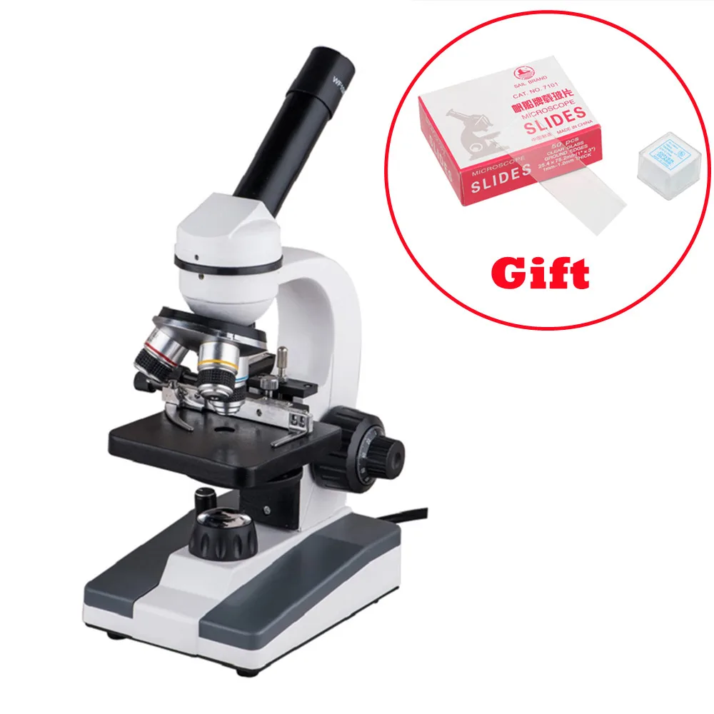 XP901-40X-640X-Monocular-Biological-Microscope-Kids-Students-Children ...