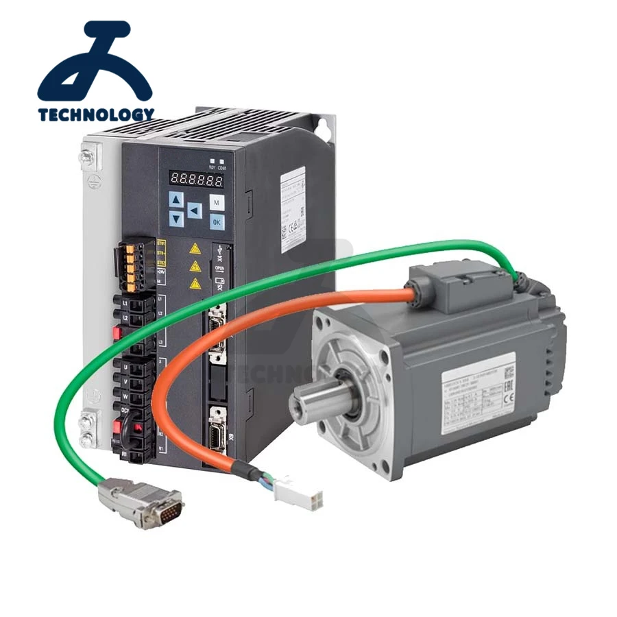 Original V90 servo Motor drive set 750W 200V 2.39Nm Low Inertia 1FL6042 ...