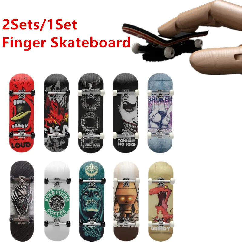 2Pcs-1Pc-Finger-Toy-Professional-FingerBoards-Mini-Skateboard ...