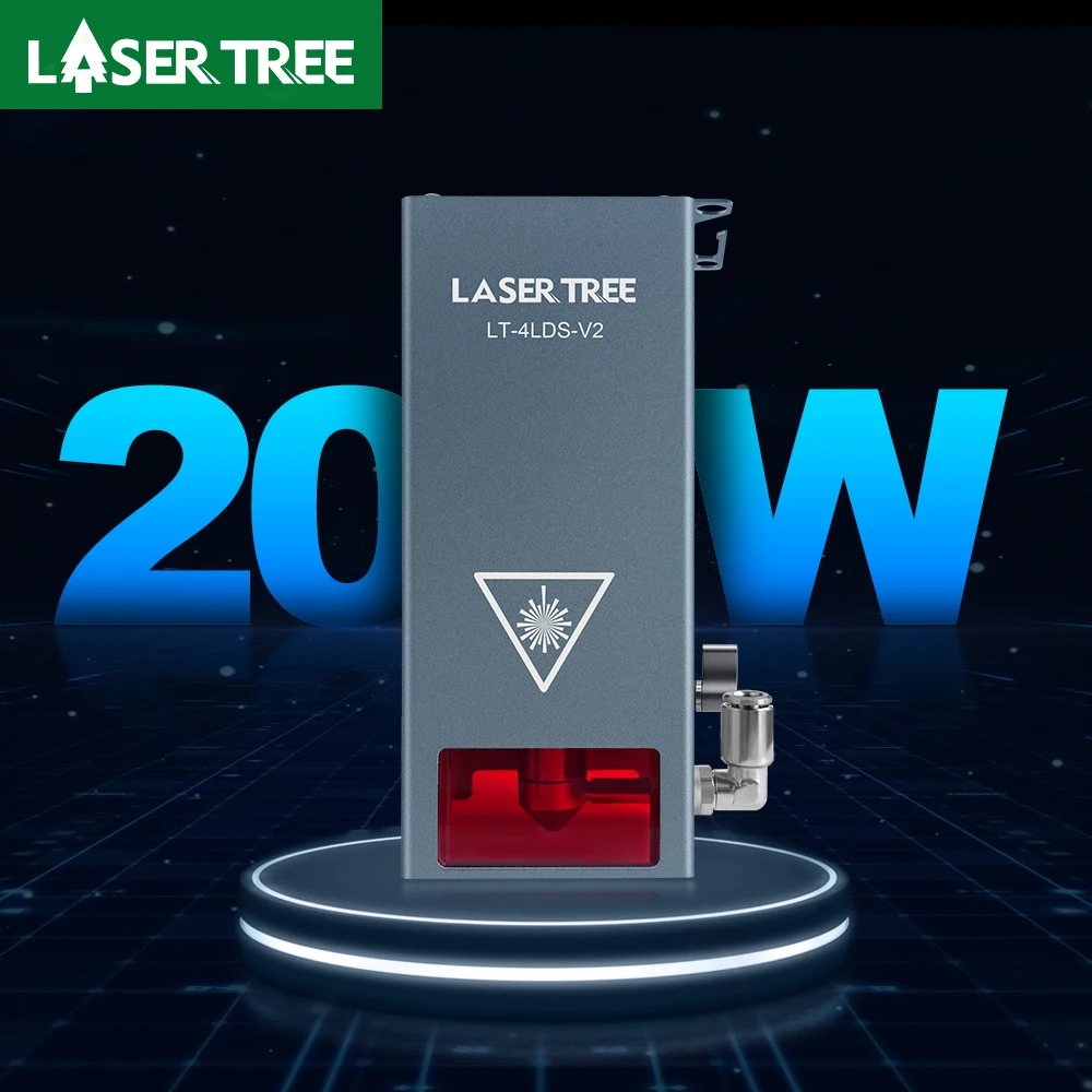 LASER TREE V2 Laser Module 20W Optical Power with Air Assist TTL Blue ...
