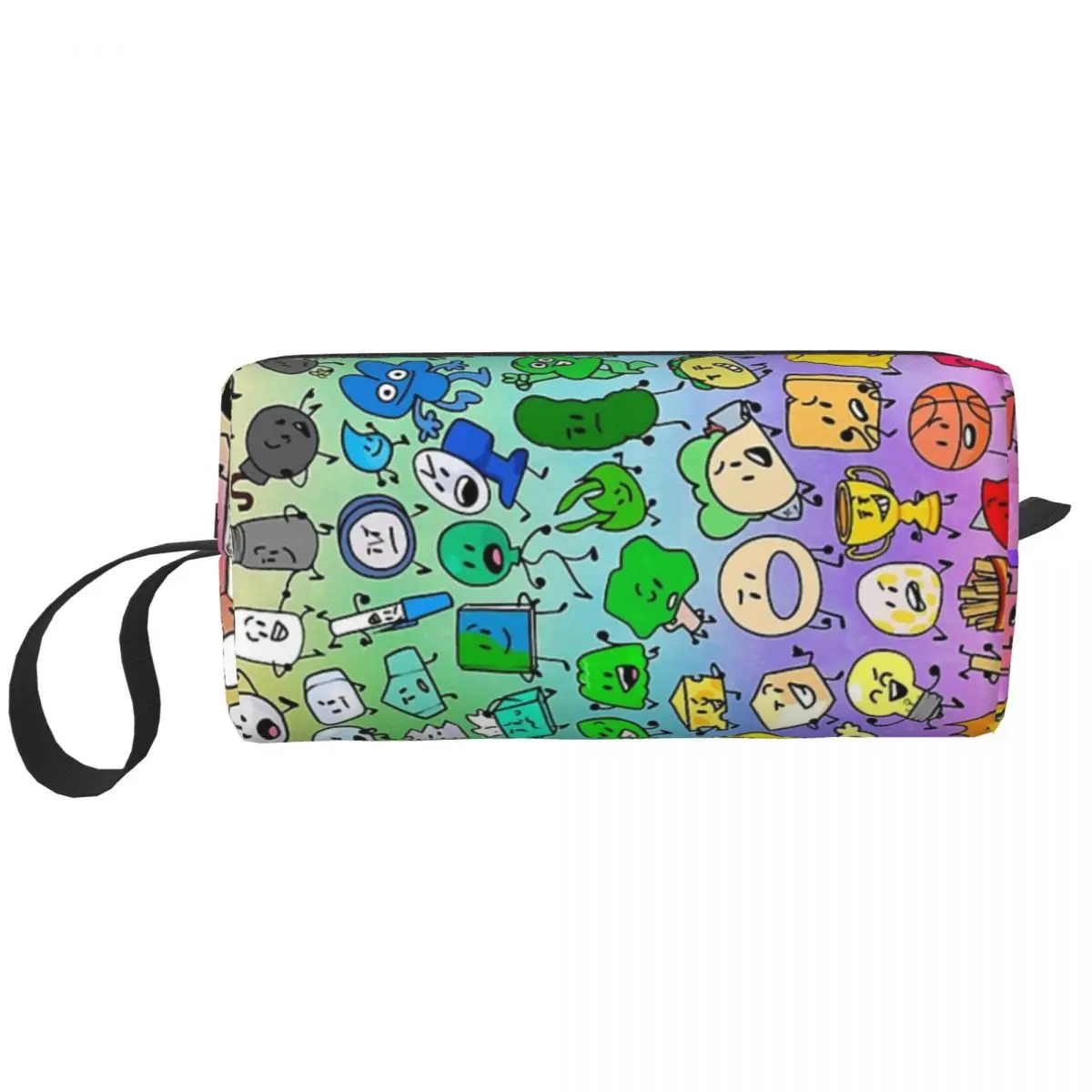 BFDI-Inanimate-Insanity-All-Characters-Makeup-Bag-Cosmetic-Storage-Dopp ...