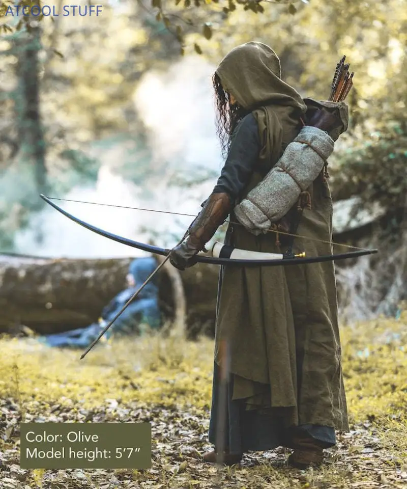 Archer-Cosplay-Costume-for-Adult-Medieval-Ranger-Everak-Linen-Century ...