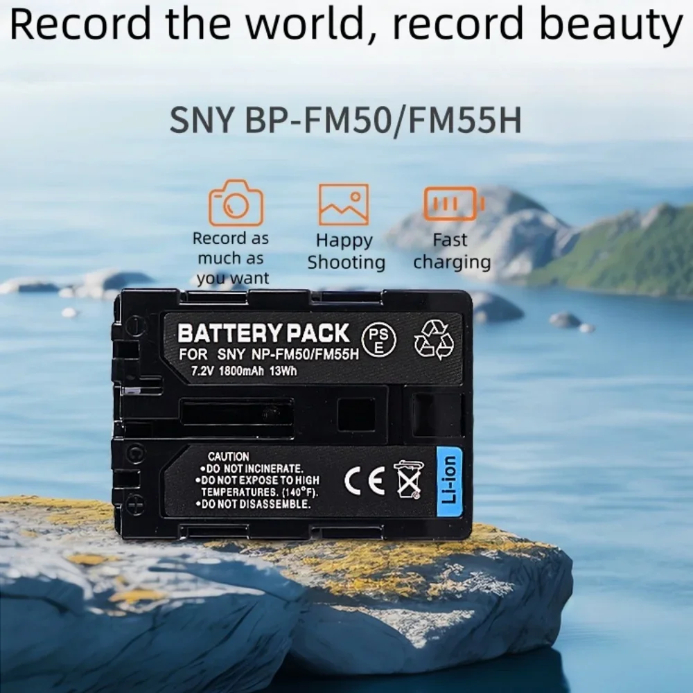NP-FM50 digital camera battery 1800mAh NP-FM50 rechargeable battery ...