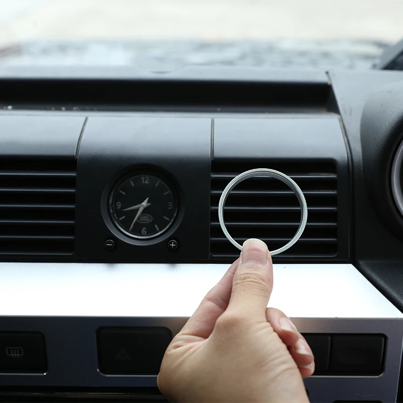 For-Land-Rover-Defender-2008-2018-car-dashboard-center-clock-decoration ...
