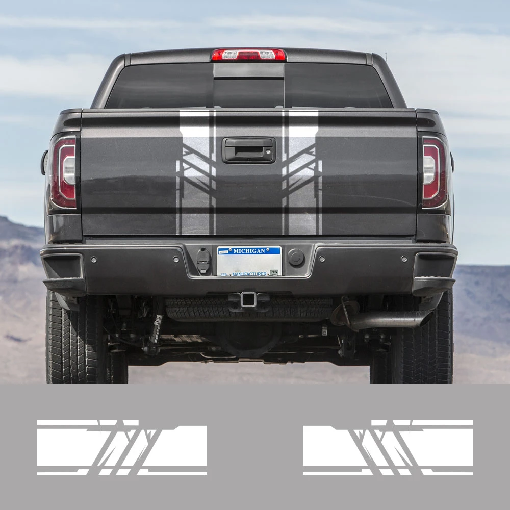 Pickup Rear Tail Decals For GMC Sierra 1500 SLT AT4 Denali Truck ...