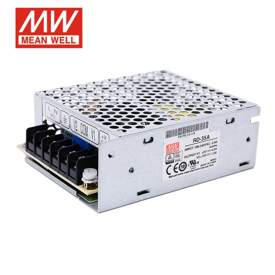 MEAN WELL RD 35 Series 35W Dual Output Switching Power Supply RD 35A RD 35B RD 3513| | - AliExpress