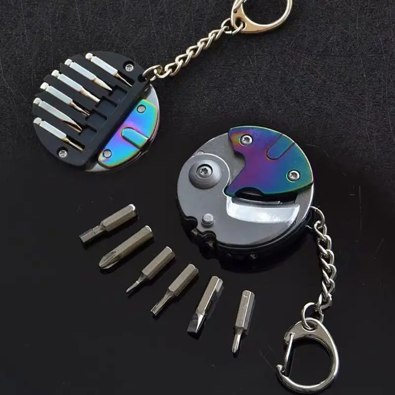 Multitool-with-Keychain-7-in-1-Stainless-Steel-Multifunctional-Mini ...