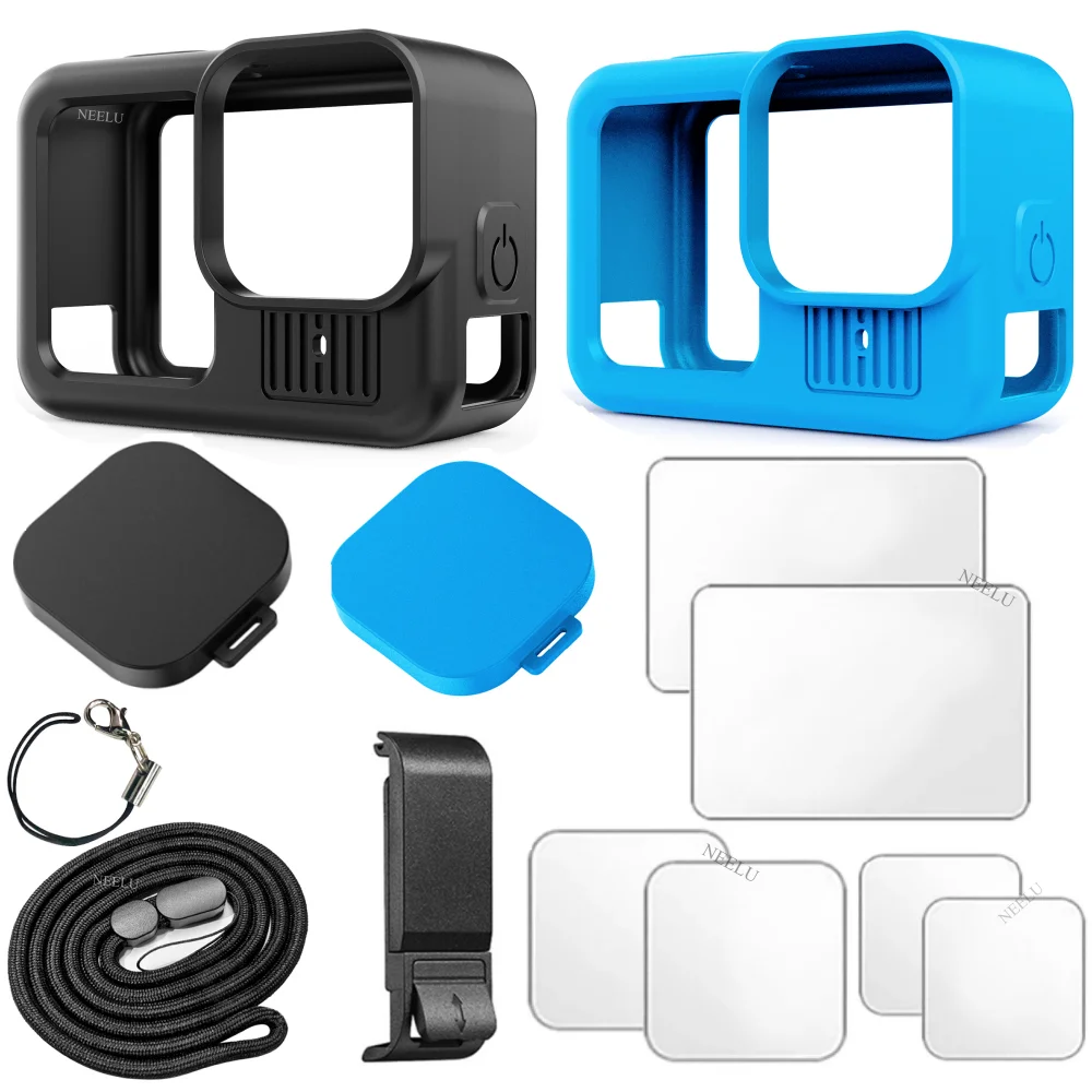 Silicone-Case-for-GoPro-Hero-13-Black-Tempered-Glass-Screen-Protector ...