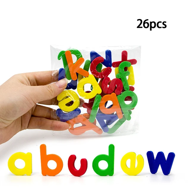 Magnetic Letters Numbers Alphabet ABC 123 Fridge Magnets Plastic ...