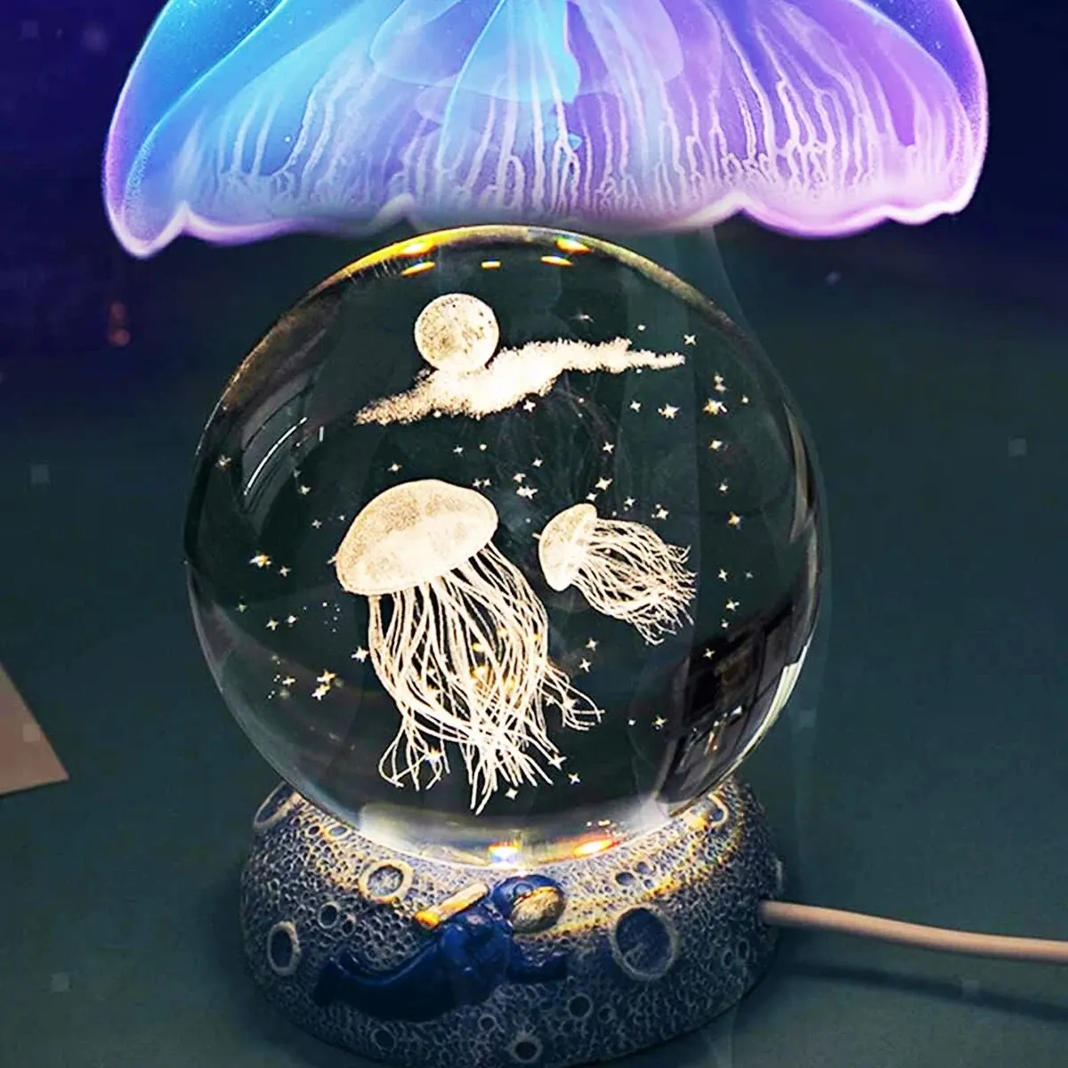 1pc-6cm-Night-Lights-3D-Crystal-Glass-Ball-Light-LED-Display-Base-Stand ...