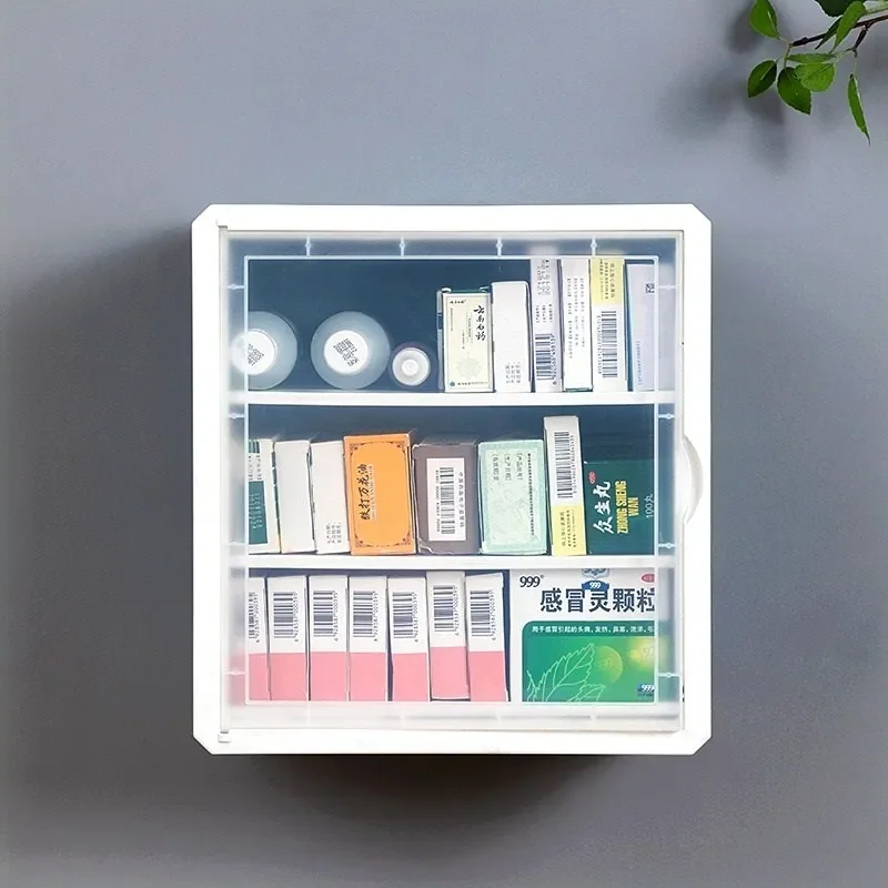 Wall-Hanging-Organizer-Home-First-Aid-Kit-Multi-layer-Storage-Box-High ...