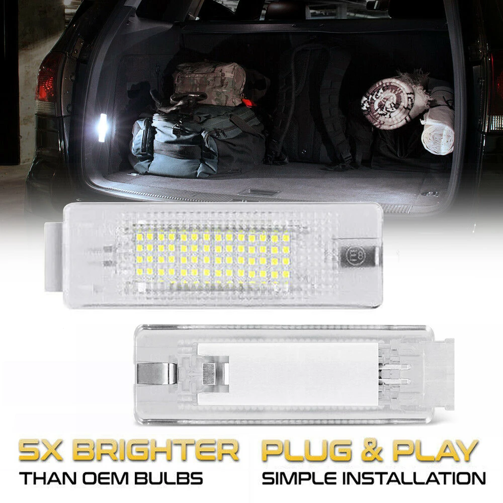 LED Luggage Compartment Light Trunk Boot Lamps For VW Golf Caddy Jetta ...