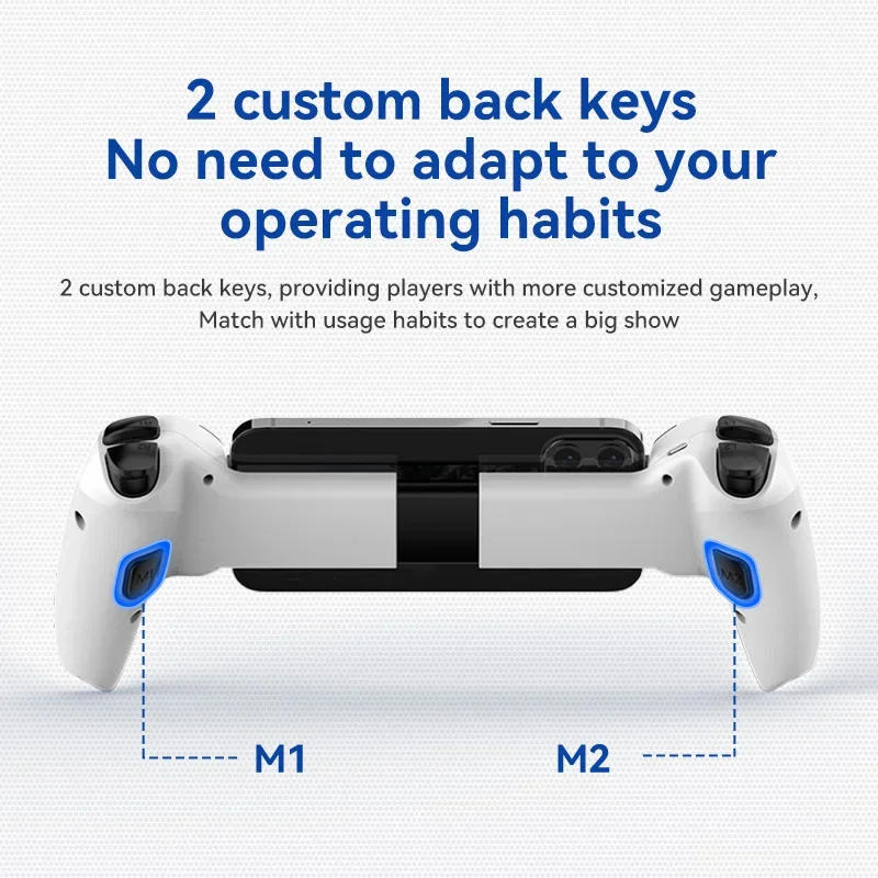 BSP-D9 Telescopic Game Controller RGB Light Mobile Gamepad With Turbo/6 ...