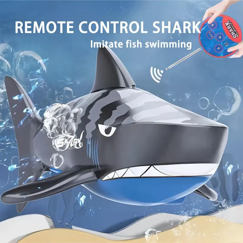 Mini-Remote-Control-Shark-Diving-Bionic-Fish-Infrared-Summer-Water ...
