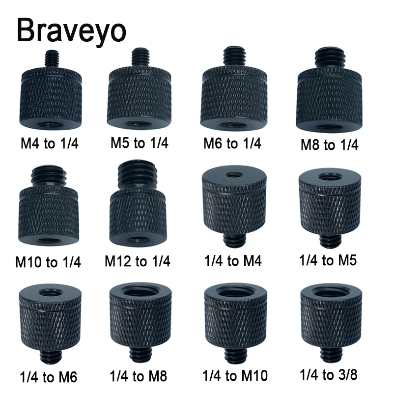 Conversion Screw 1/4 to M4 M5 M6 M8 M10 Inch Projector Bracket Adapter ...