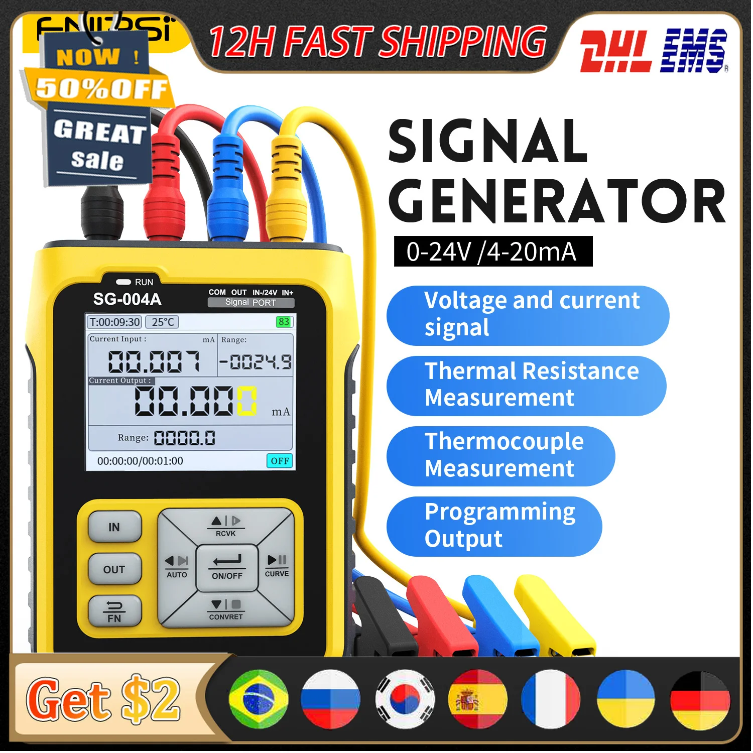 FNIRSI-SG004A-Signal-Generator-4-20mA-SDR-Receiver-Generator ...