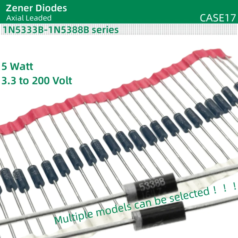 Diodes Zener 5W, 20 pièces/lot, 150V/160V/180V/190V/200V/V, CASE17 ...